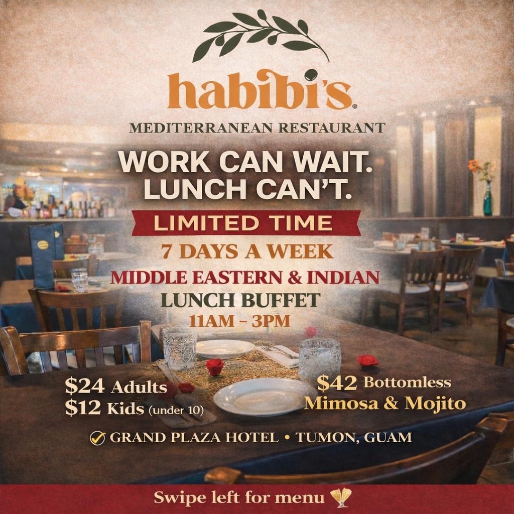 Habibi's Mediterranean Restaurant | Guam's Best Mediterranean, Indian ...